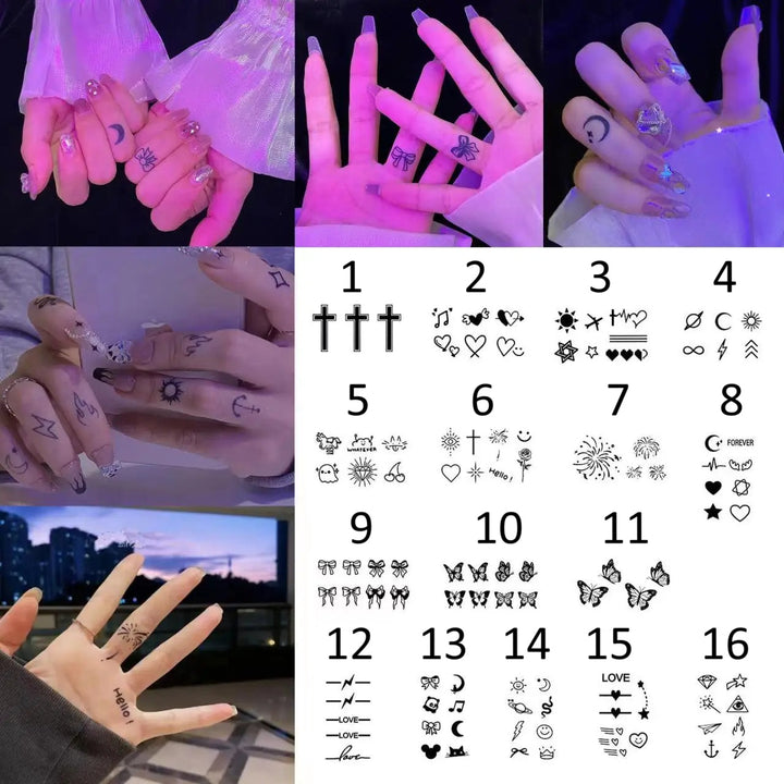 Stepsyy Non-Permanent Tattoos – Darkens in 24 Hours, Lasts 2 Weeks